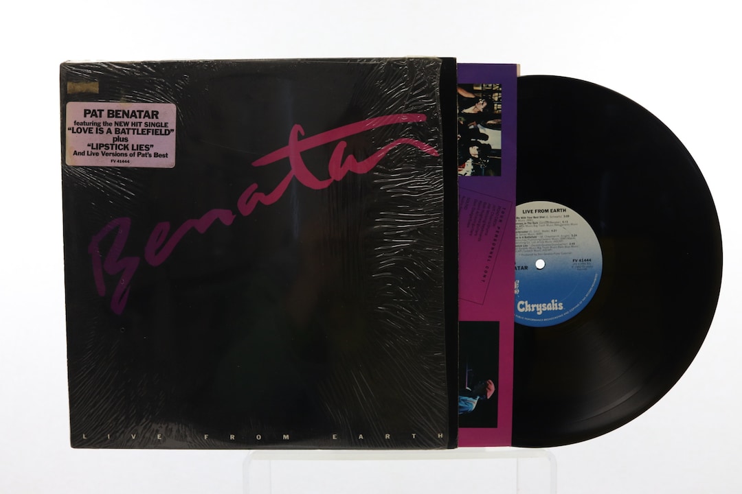 Pat Benatar Live From Earth Vinyl Record LP Shrink Hype VG+ - Etsy