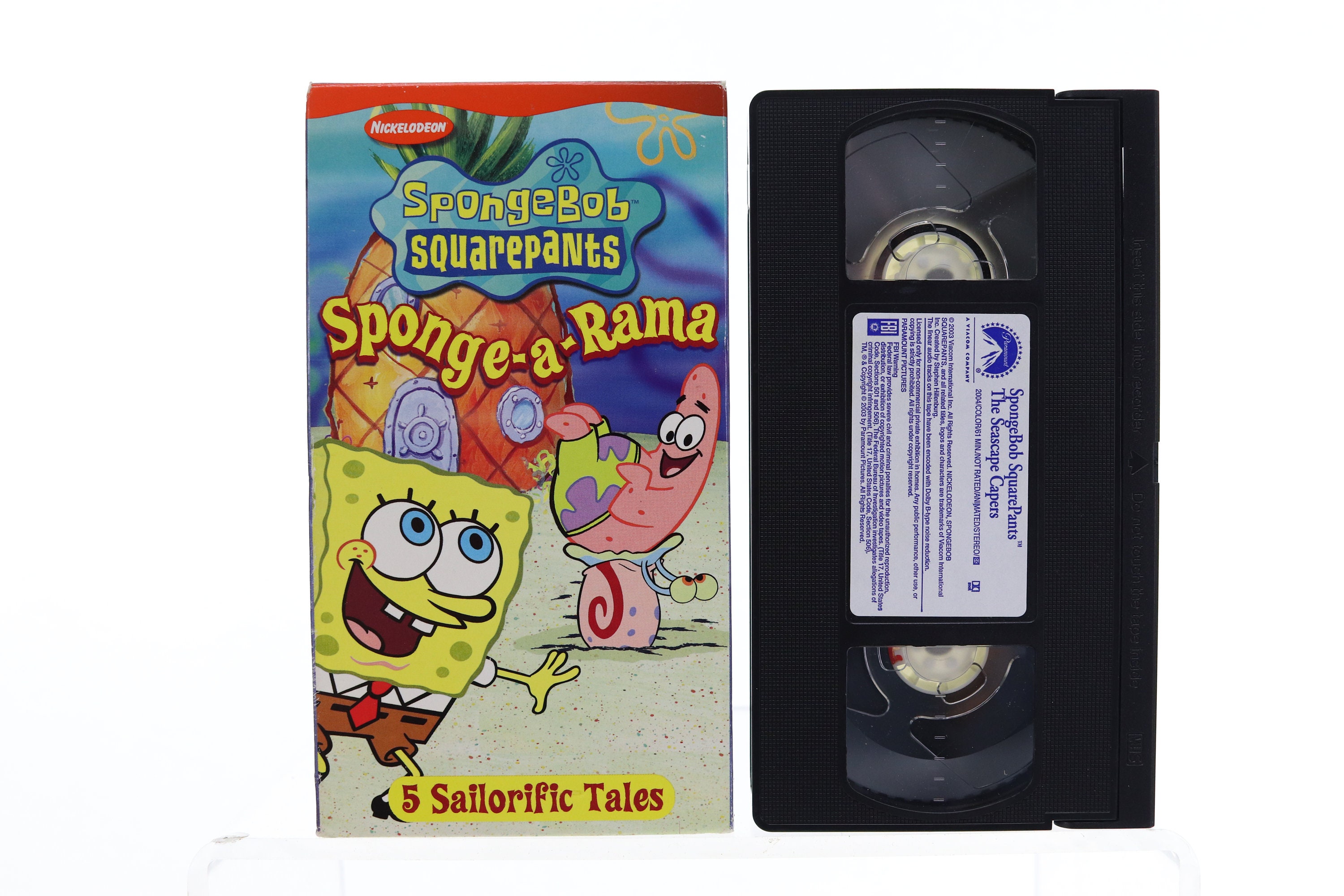 The Spongebob Squarepants Movie Vhs