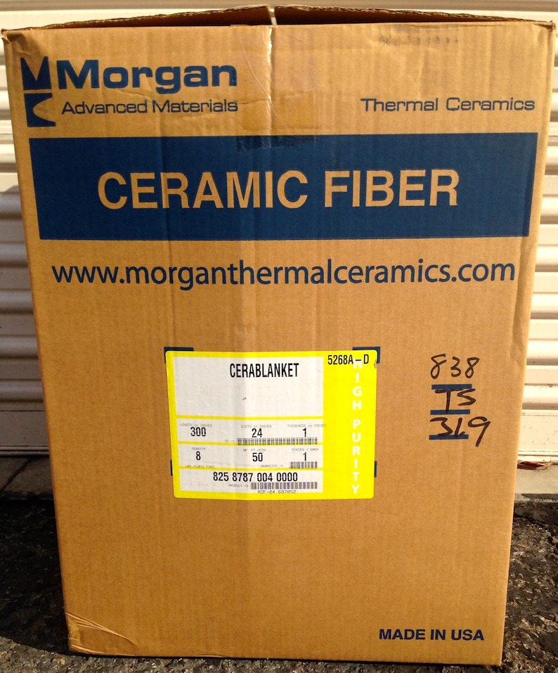 Cerablanket 2400F 1 Thick Ceramic Fiber Insulation Blanket Morgan ...