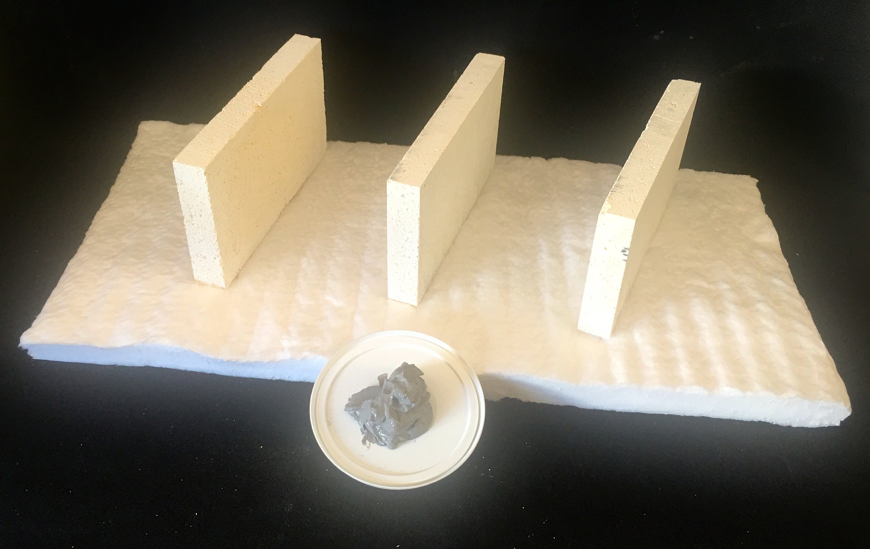 Mini Forge Ammo Can Kit (1) Kaowool 2300F Ceramic Fiber Blanket 1x12x24 ...