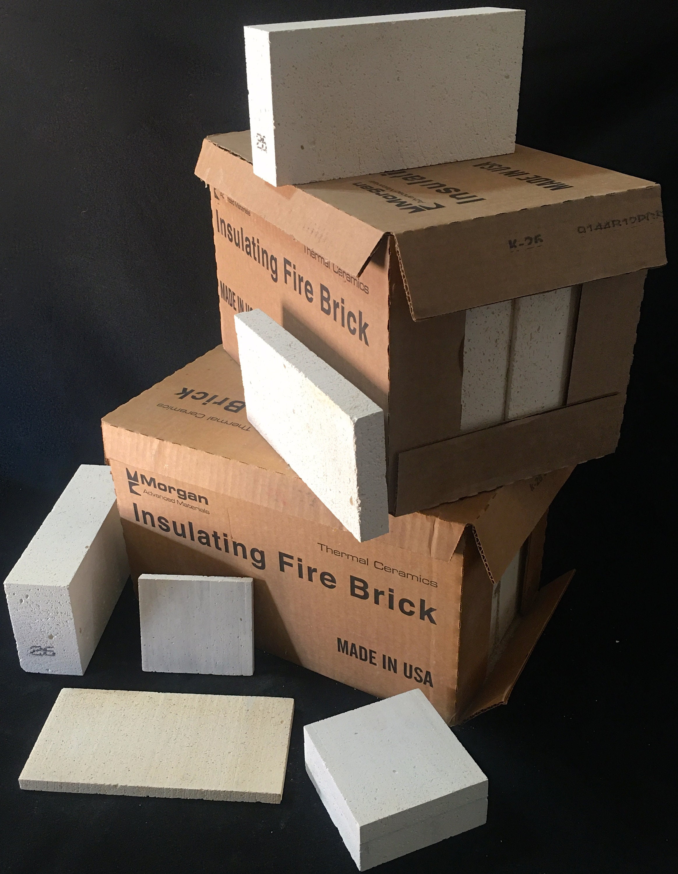 K-26 Insulating Firebrick 9" X 4.5" X 2.5" Morgan Thermal Ceramics ...