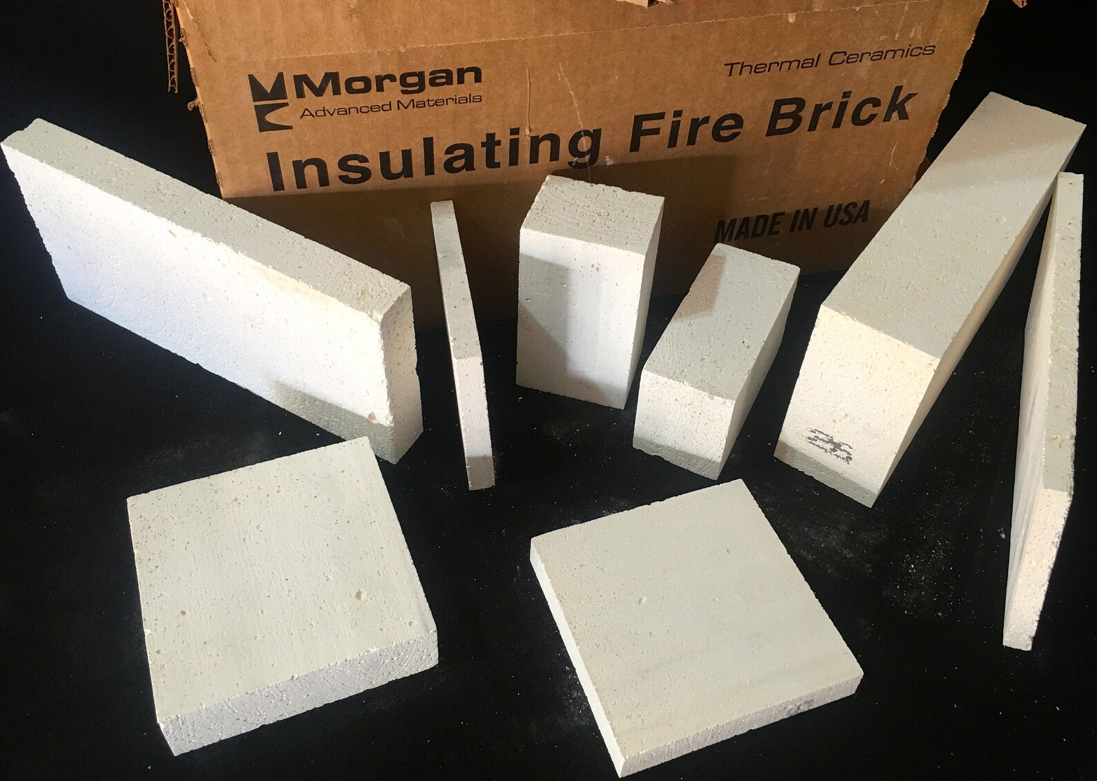 K-26 Insulating Firebrick 9" X 4.5" X 2.5" Morgan Thermal Ceramics ...