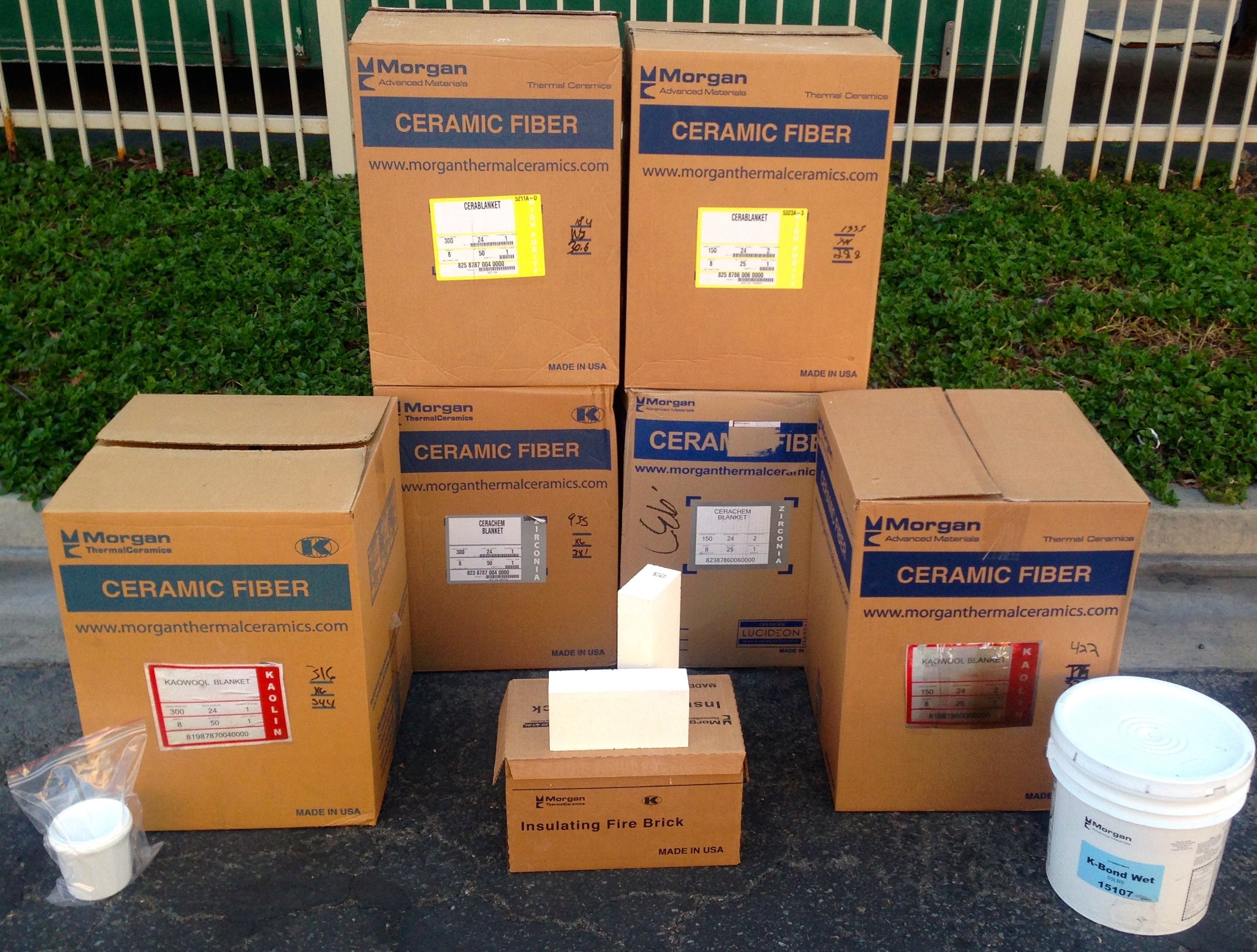 Kaowool 2300F 2" Thick Ceramic Fiber Insulation Blanket Morgan Thermal ...