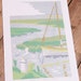Blakeney Marshes, Norfolk – Linocut, Original Print - Etsy