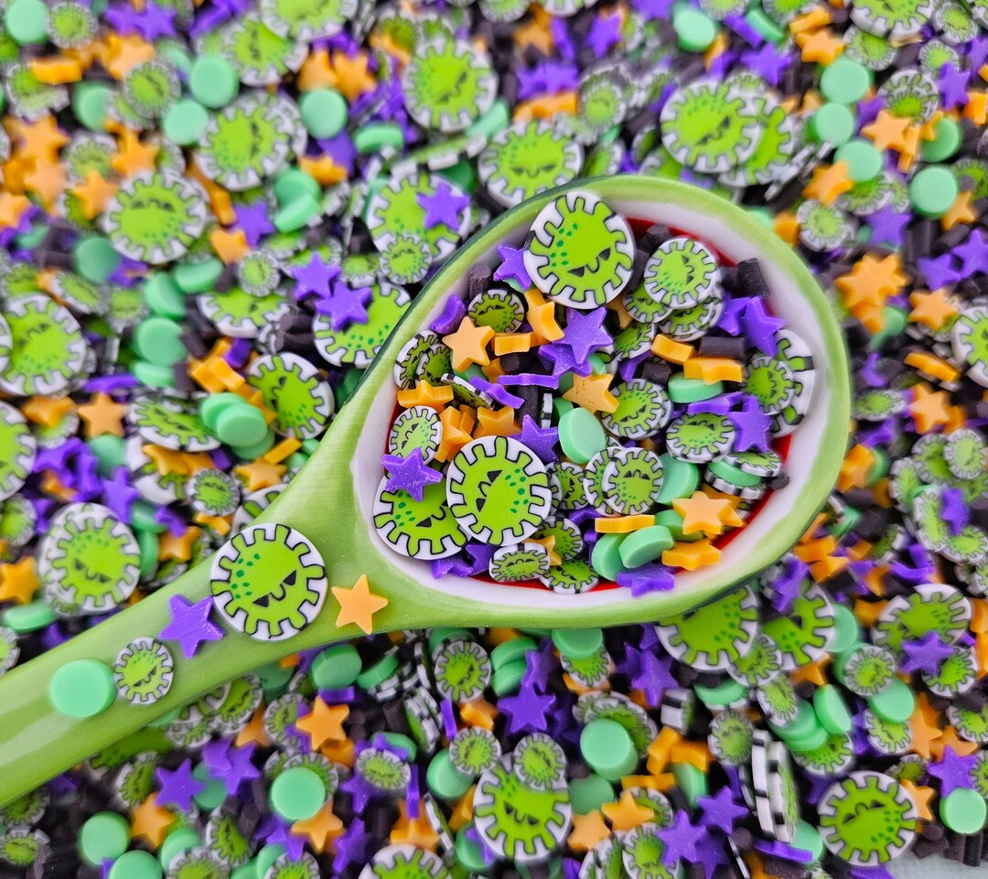 Space Bugs Clay Sprinkles Fimo Star Dot Sprinkles Resin Filler Faux ...