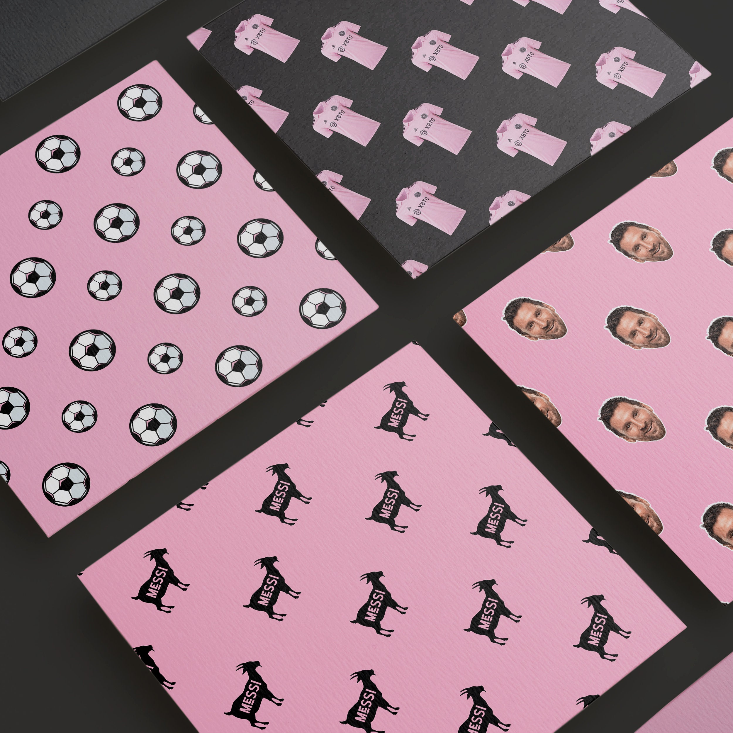 Inter Miami Digital Paper, Scrapbook Papers, Wallpaper, Inter Miami ...