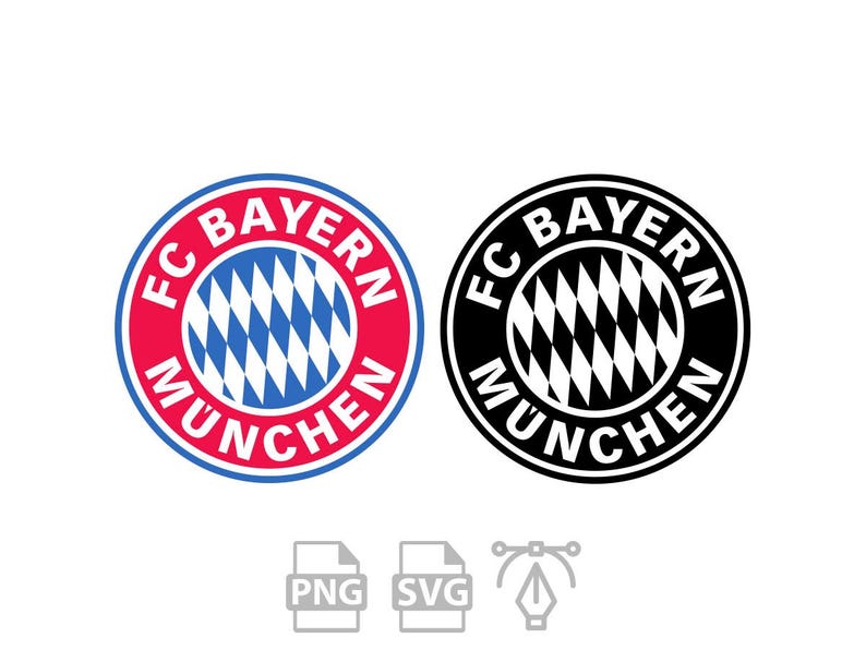 Bayern Munich Logo SVG Vector File. Bayern München Full Color and ...