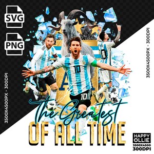 Lionel Messi Clip Art Digital Download PNG & SVG Illustration/printable ...
