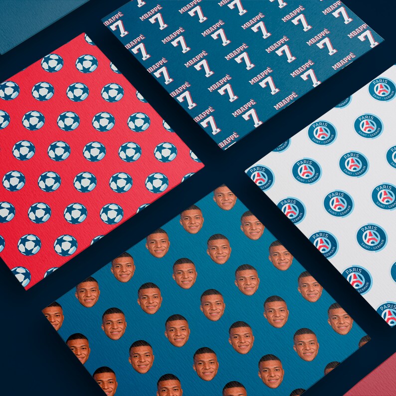 PSG Paris Saint Germain Digital Paper, Scrapbook Papers, Wallpaper ...