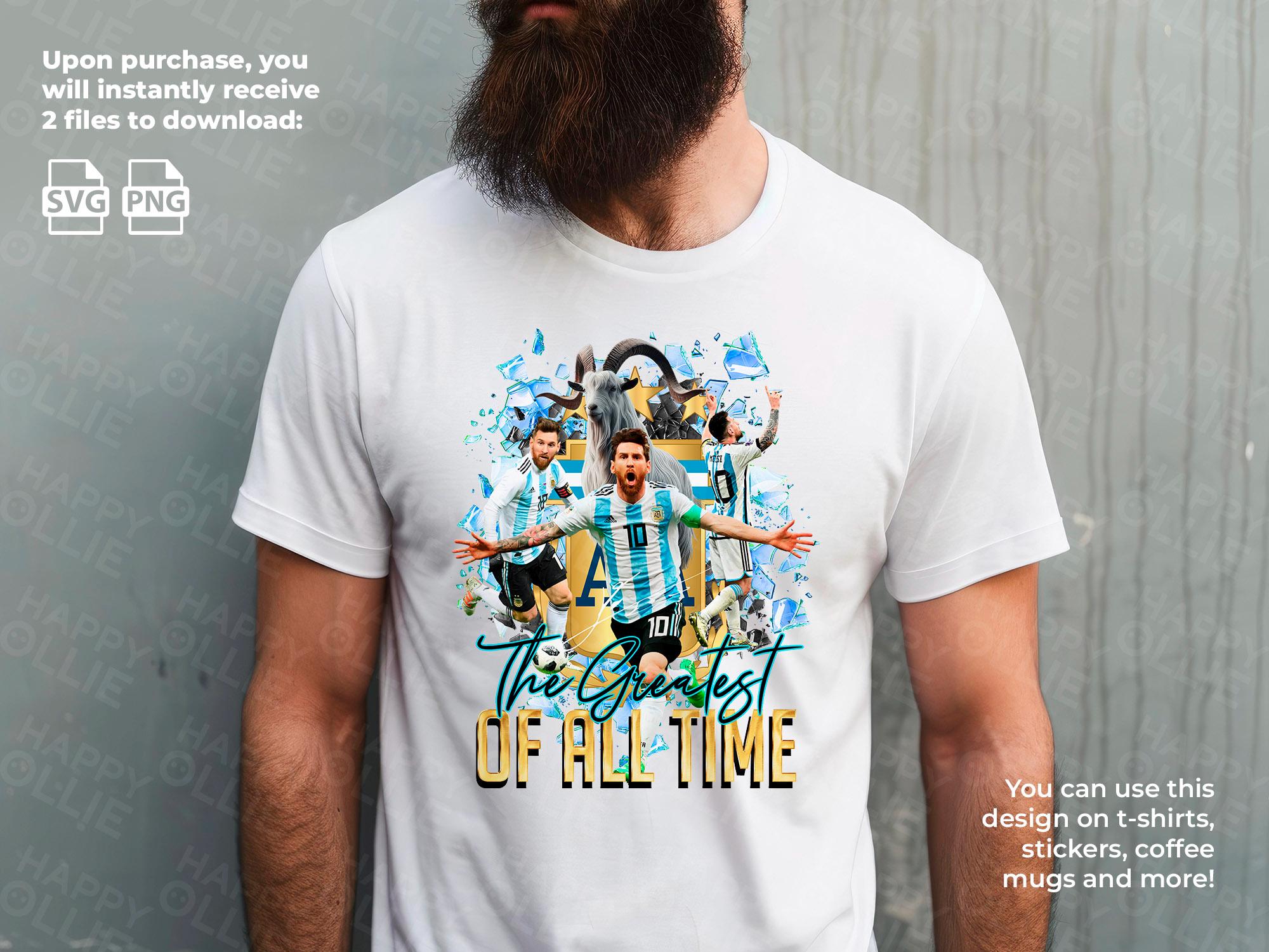 Lionel Messi Clip Art Digital Download PNG & SVG Illustration/printable ...