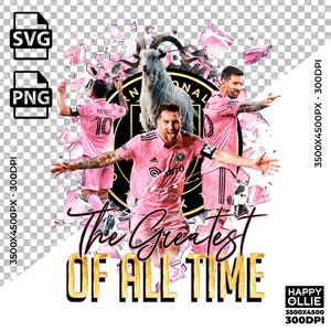 Lionel Messi Clip Art Digital Download PNG & SVG Illustration/printable ...