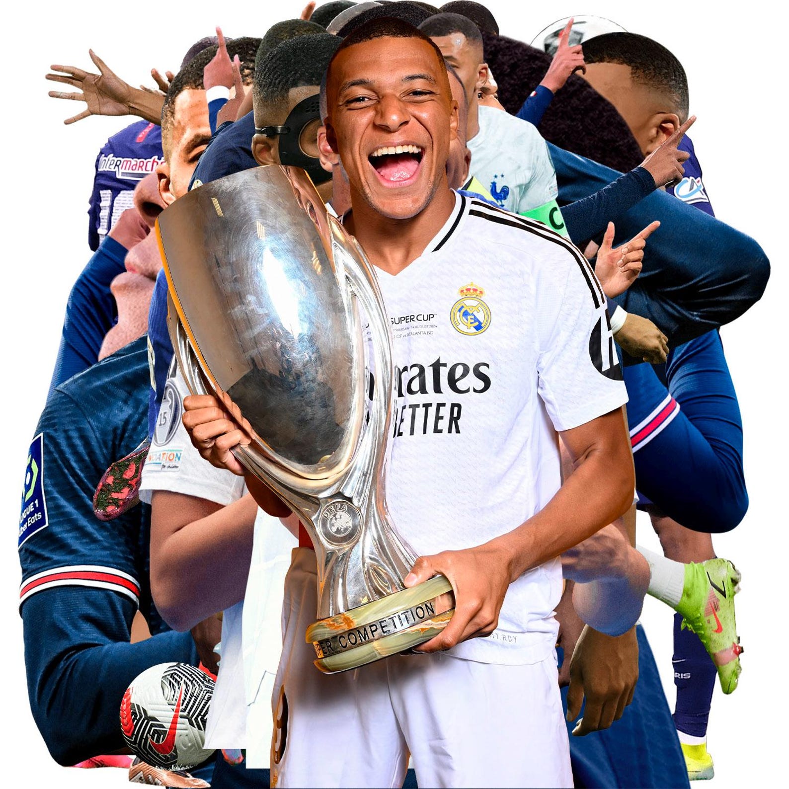 Kylian Mbappé PNG, Kylian Mbappe Png, Digital Stickers Png, GOAT ...