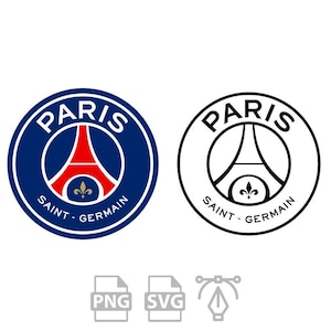 PSG Logo SVG Vector File. Paris Saint Germain Full Color and ...