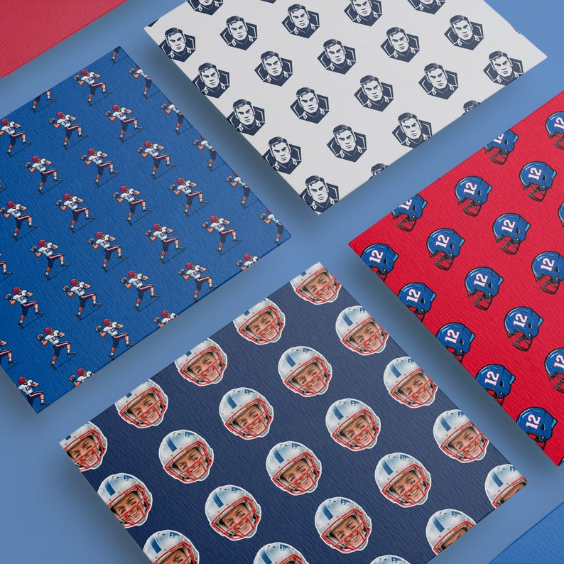 Tom Brady Digital Paper, Scrapbook Papers, Wallpaper, Football ...