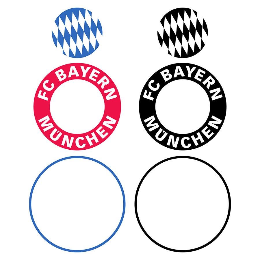 Bayern Munich Logo SVG Vector File. Bayern München Full Color and ...