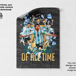 Lionel Messi Clip Art Digital Download PNG & SVG Illustration/printable ...