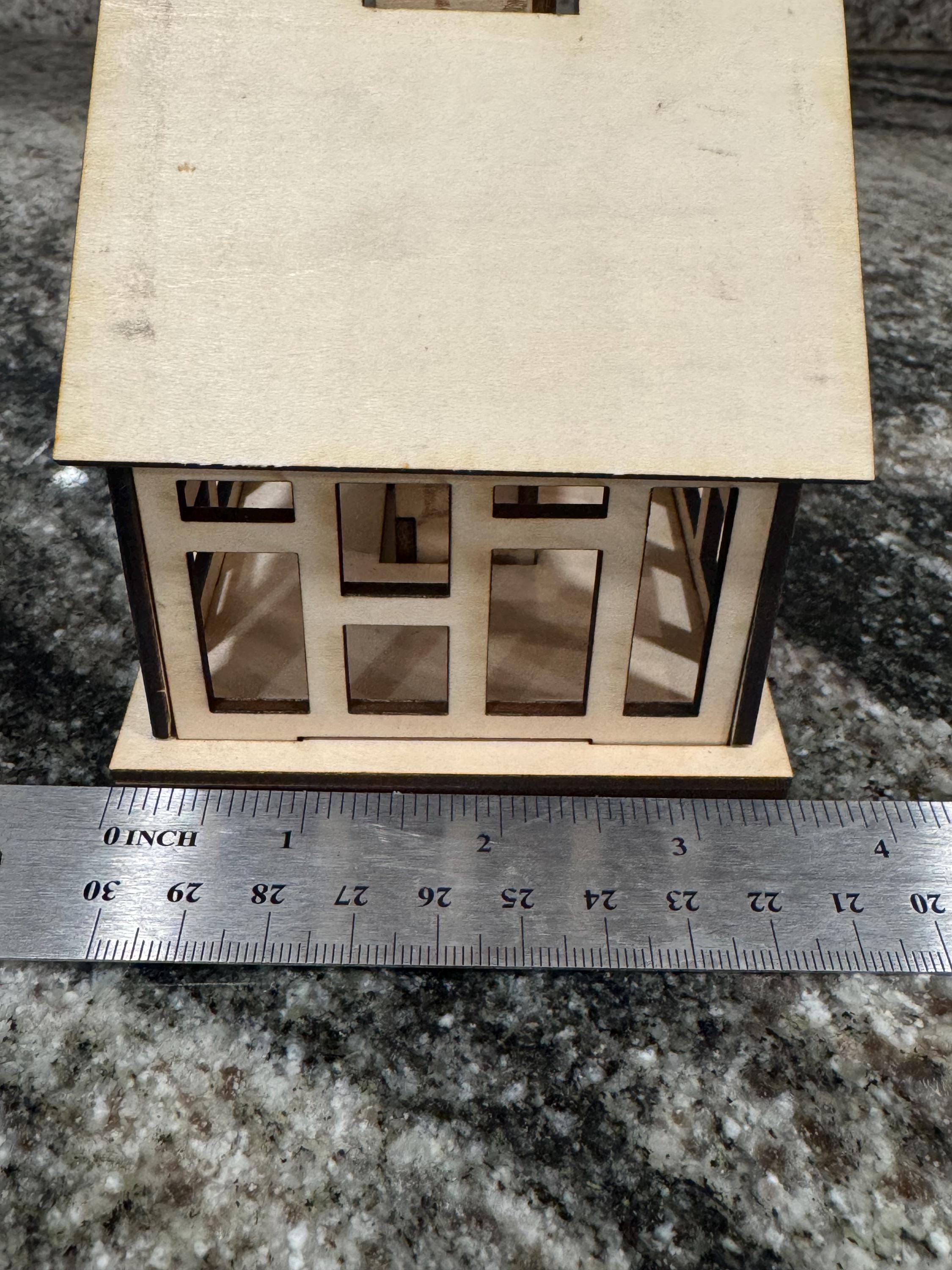 Large Cabin - DIGITAL ******LASER CUT File Only****** Approx. Finish ...