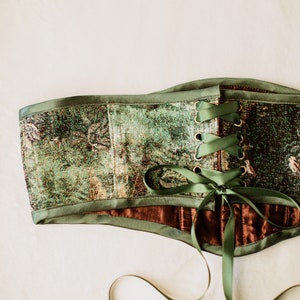 Woodland Waist Corset, Nature Waist Belt, Vintage Style Fairycore ...
