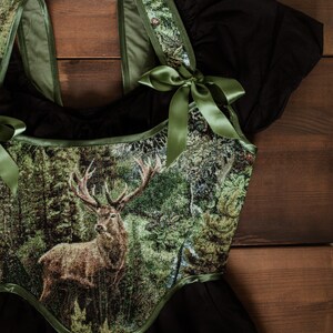 Nature Corset Top Nature Wedding Accessories Vintage Stays Whimsigoth ...