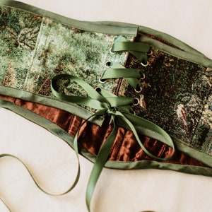 Woodland Waist Corset, Nature Waist Belt, Vintage Style Fairycore ...