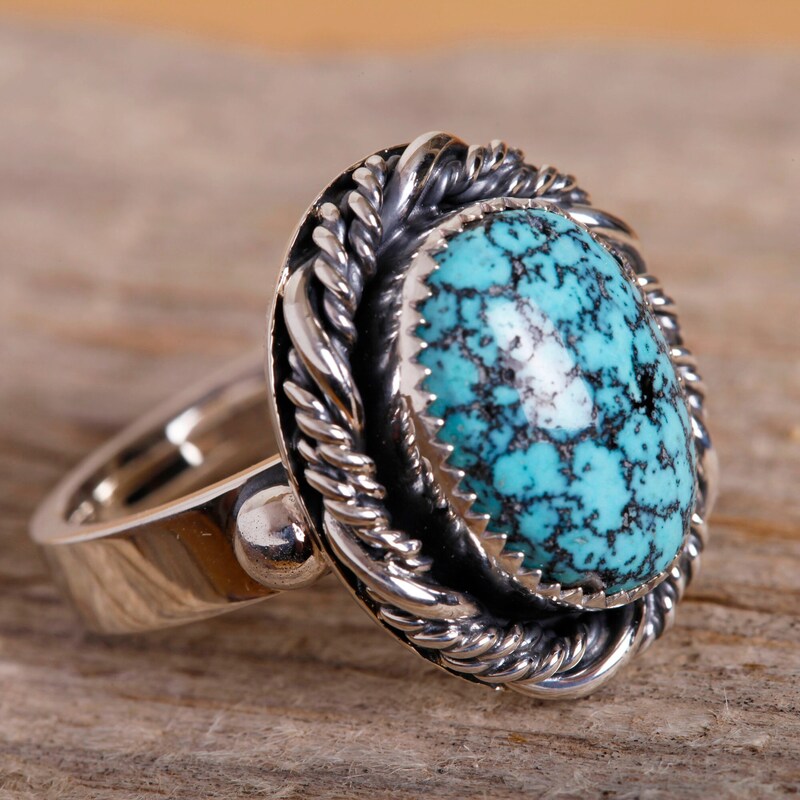 Handmade Turquoise Ring - Etsy