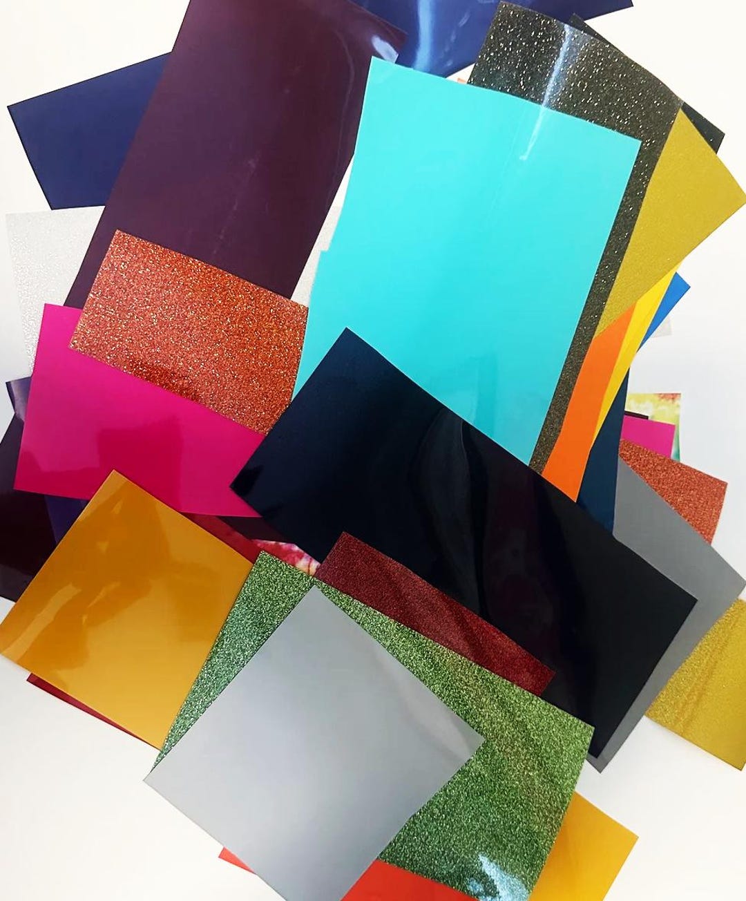 Heat Transfer Vinyl Scrap Pack, HTV Scrap Pack, Assorted Vinyl, Vinyl ...
