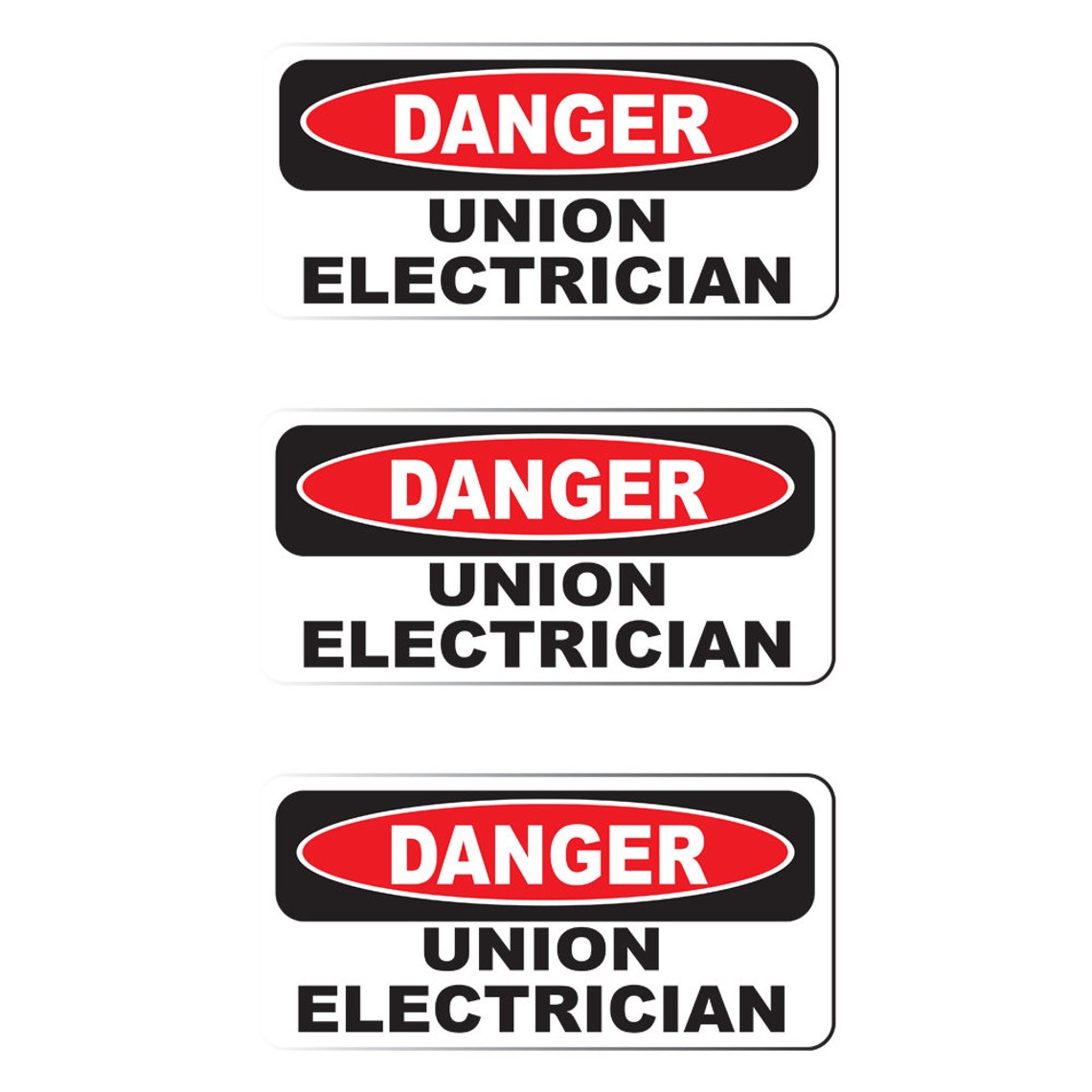 Danger Union Electrician 3pack 2 X 1 | Etsy