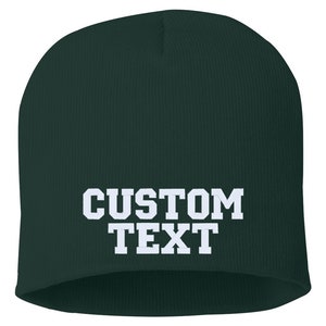 Custom Embroidered Skull Cap Beanies, Custom Beanie, Embroidery Cap ...