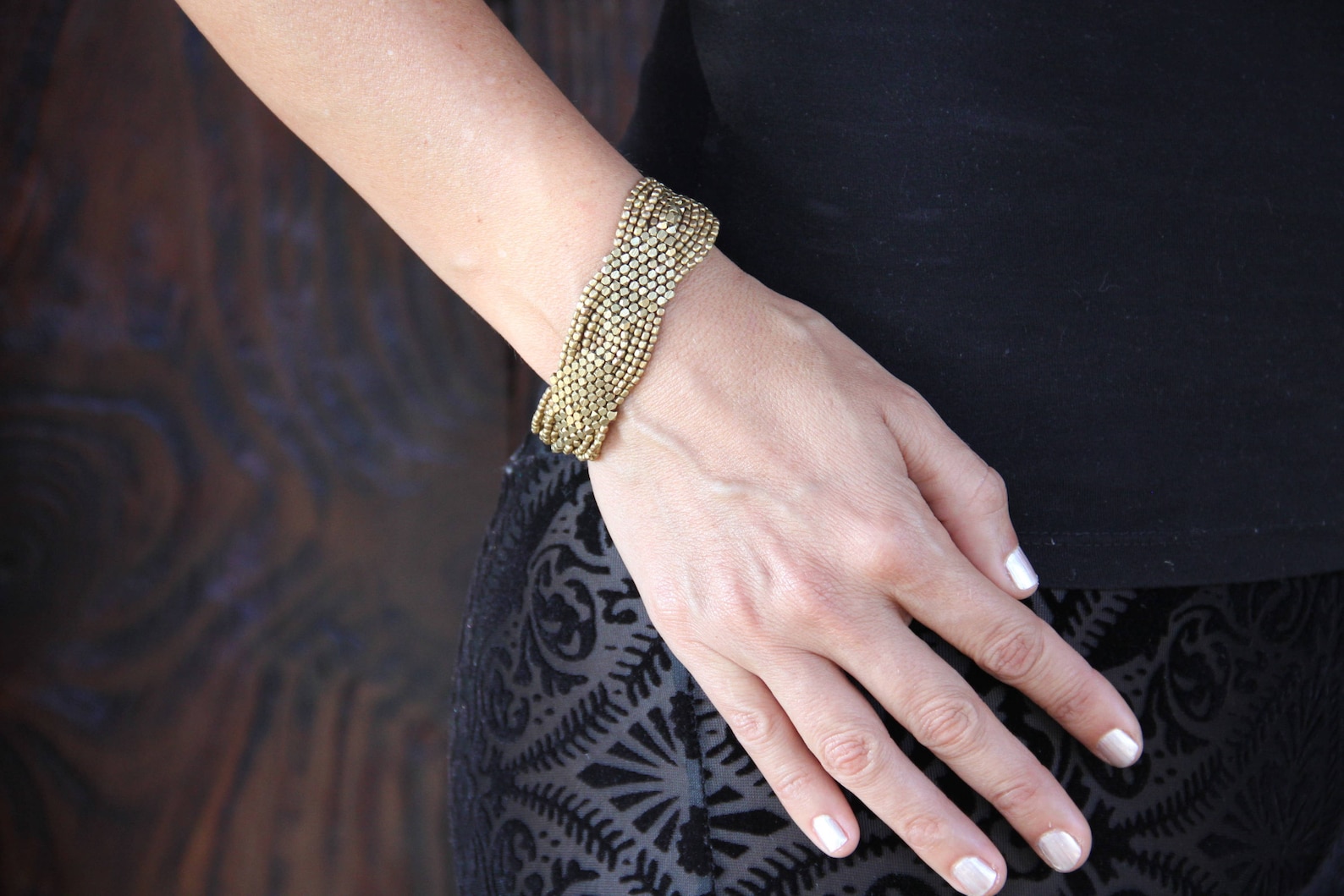 Bohemian Jewelry for Women Boho Bracelet Gold Bead - Etsy