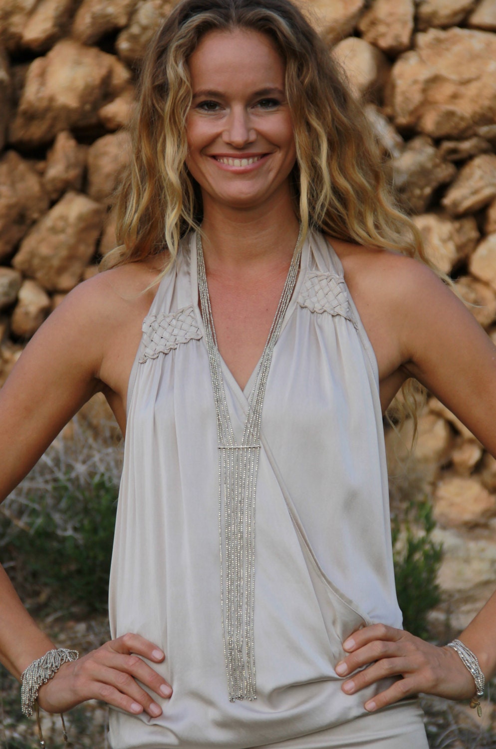 Long Statement Necklace for Woman Festival Gold Necklace - Etsy