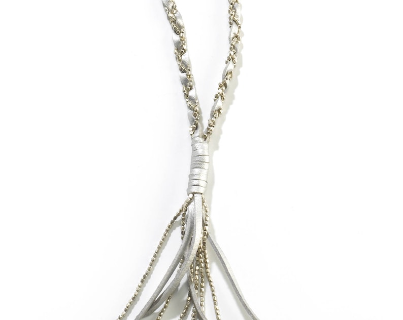 Statement Long Gold Necklace Long Modern Necklace - Etsy