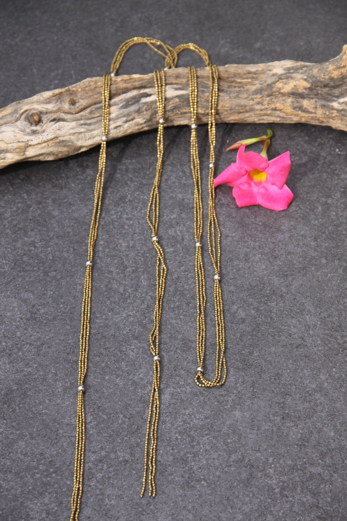 Double Wrap Necklace Long Women Necklace Boho Modern | Etsy