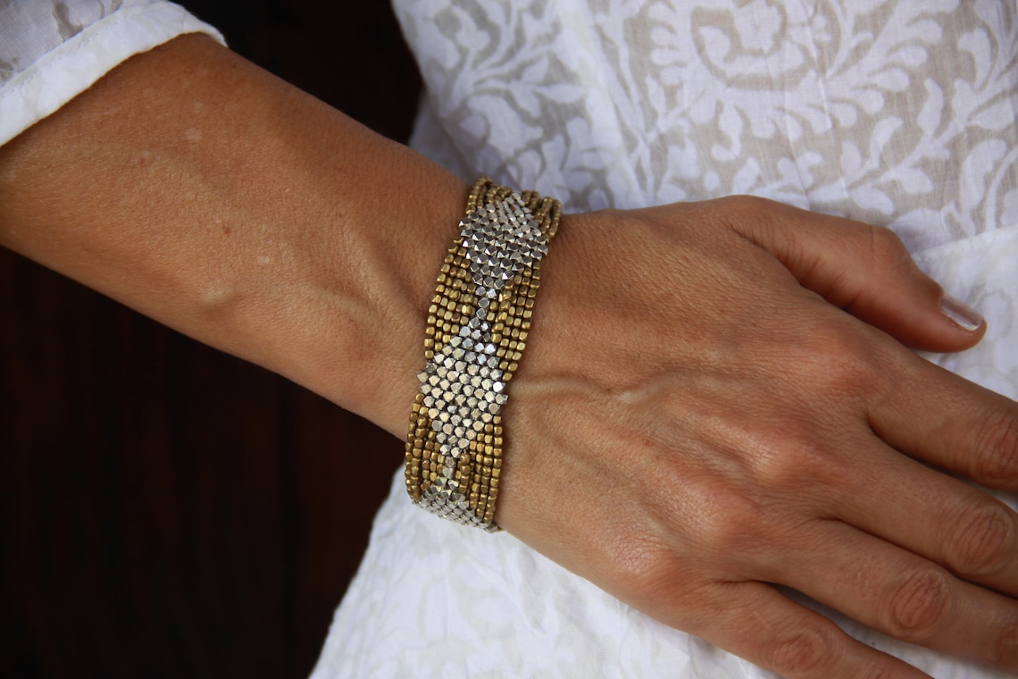 Bohemian Jewelry for Women Boho Bracelet Gold Bead - Etsy