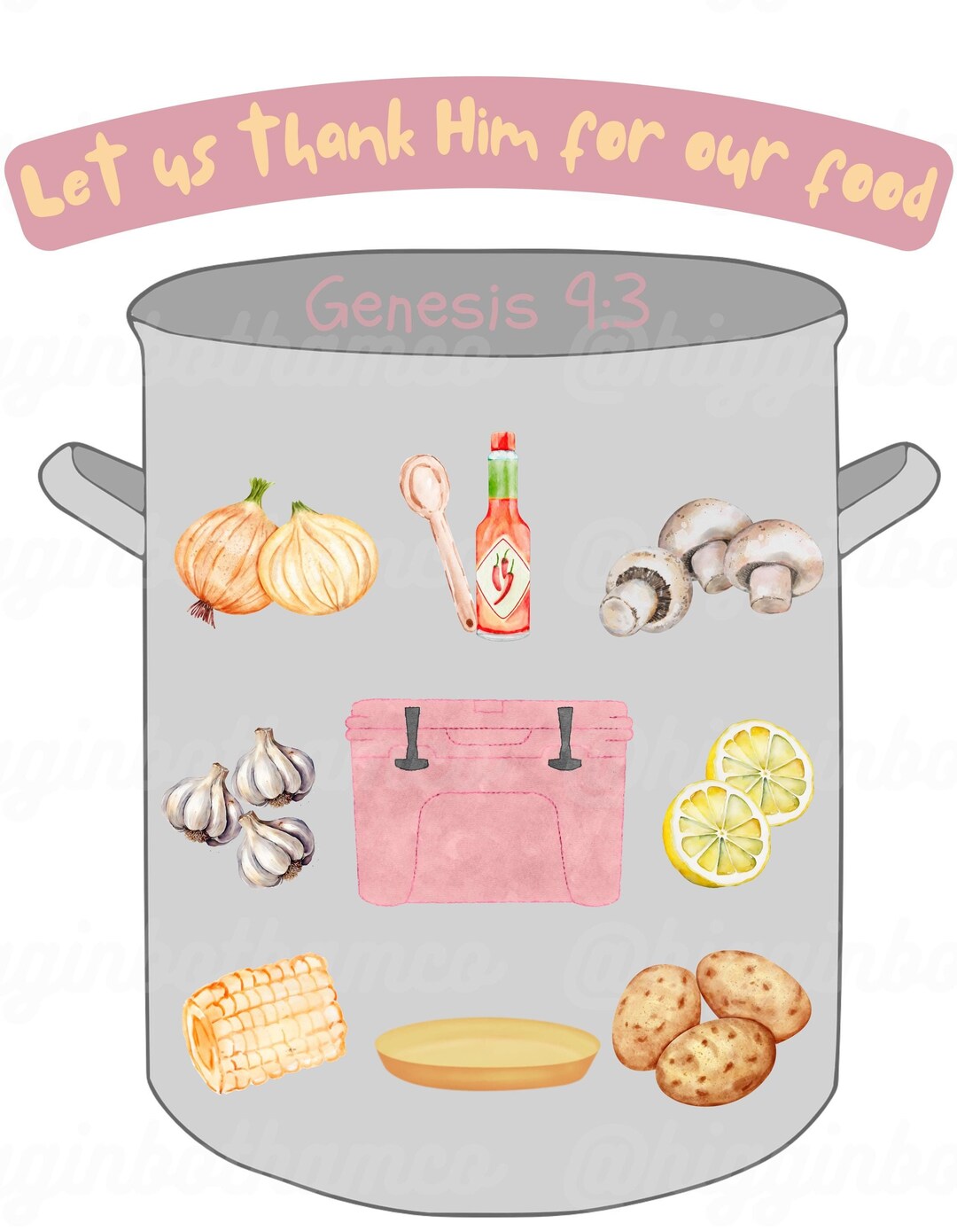 Genesis 9:3 Png, Seafood Boil, Crawfish Png, Christian Png Design ...