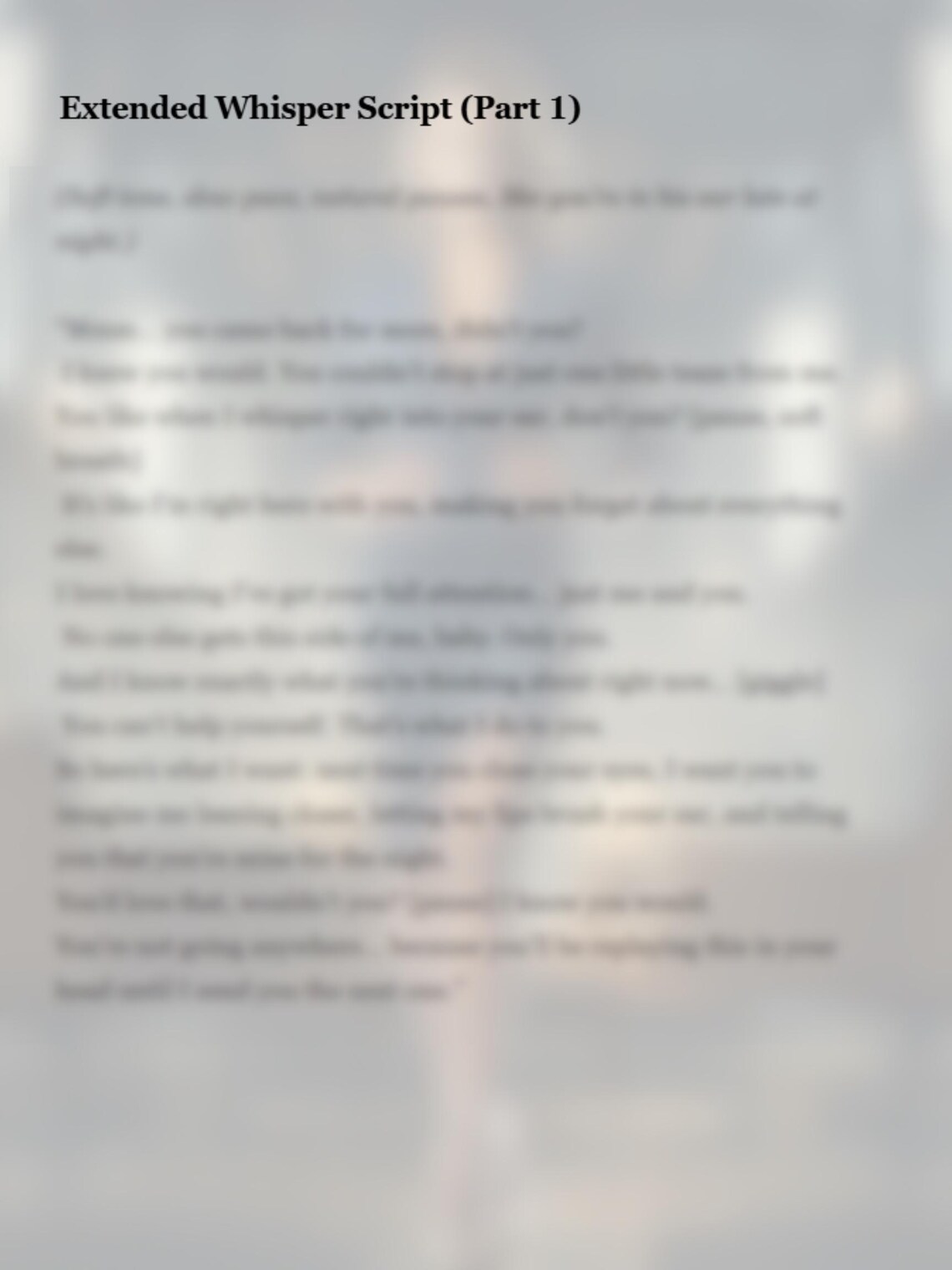 Femdom JOI Script: Dom/sub Guided OF Script (digital Download) - Etsy