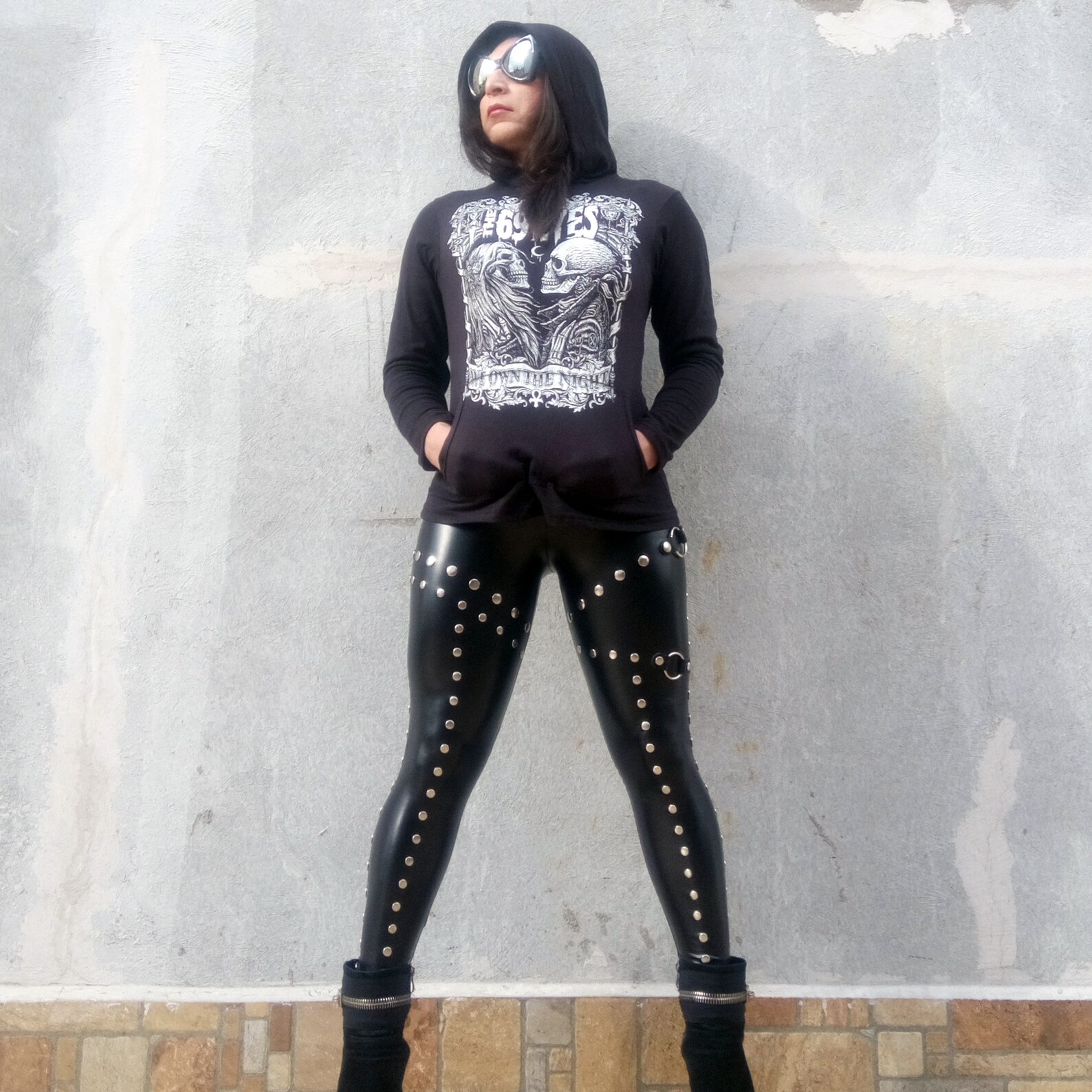 Leggings, Studded Leggings, Heavy Metal Clothes, Rock Clothing, Leather ...