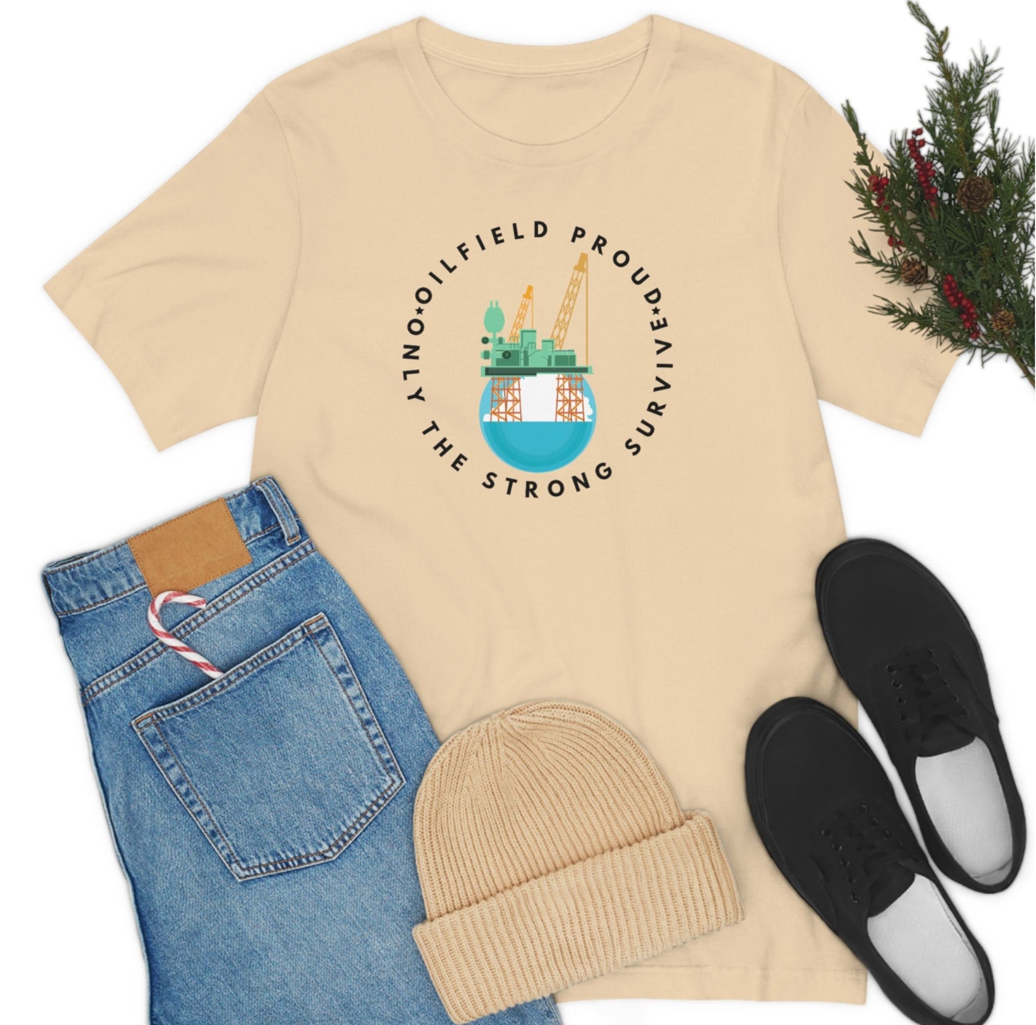 Oil Rig Tshirt,offshore Oil Rig,oil Drilling Rig,oilfield Strong,texas ...