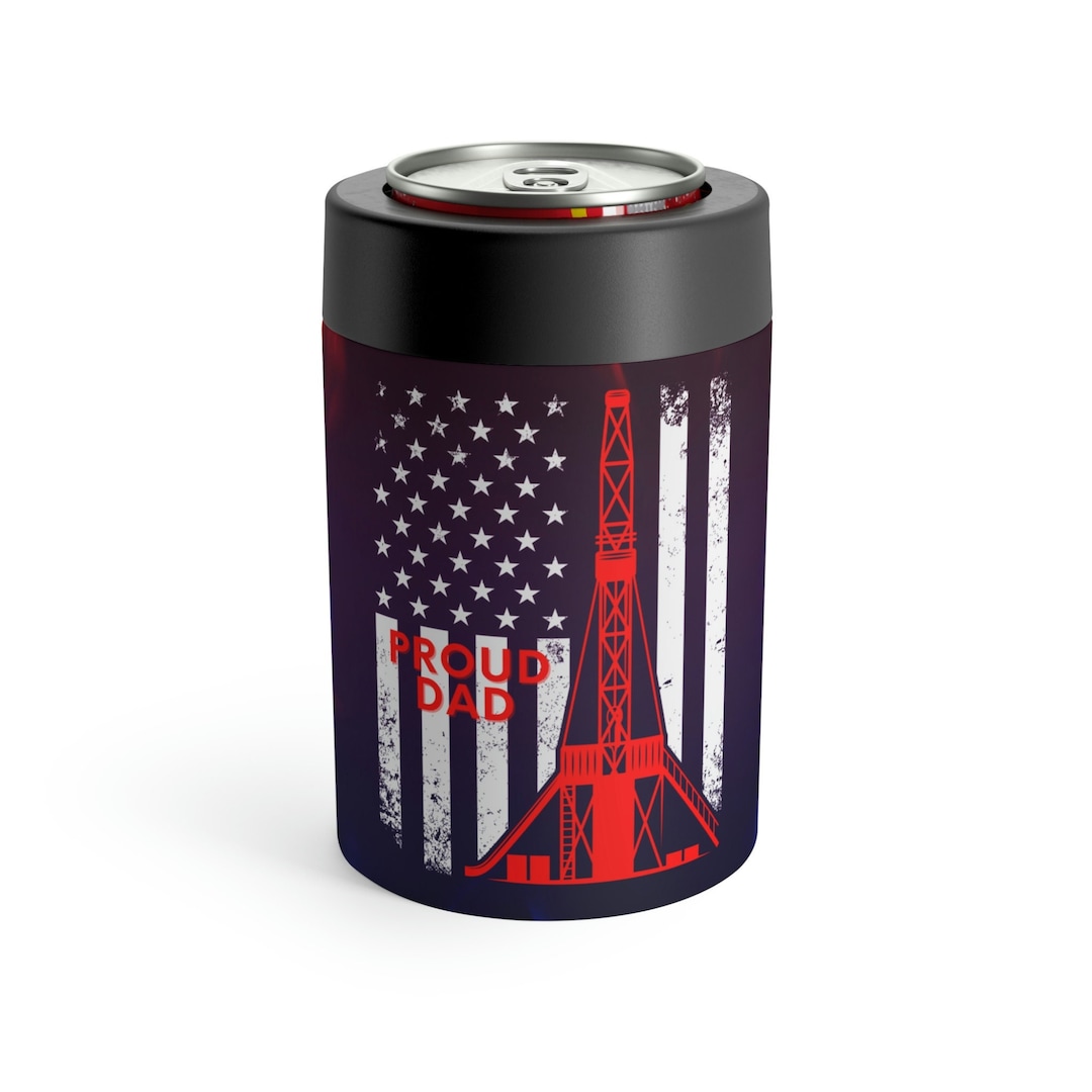 Oilfield Can Holder,oil Rig Dad Cooler,stainless Steel Gift for ...