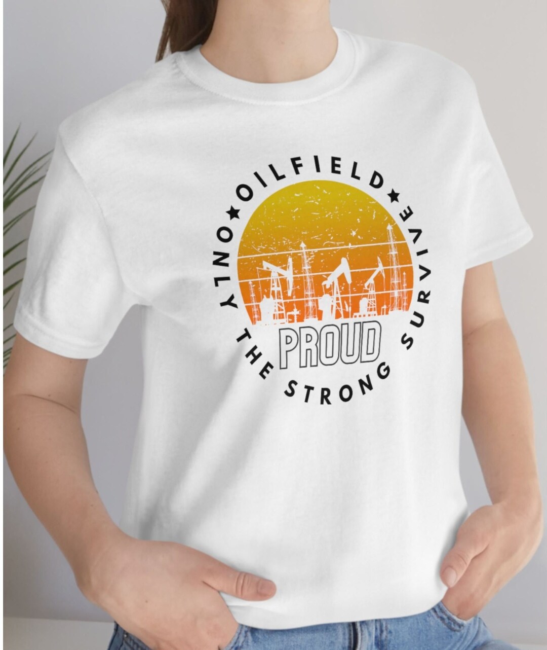 Oil Rig Tshirt,offshore Oil Rig,oil Drilling Rig,oilfield Strong,texas ...