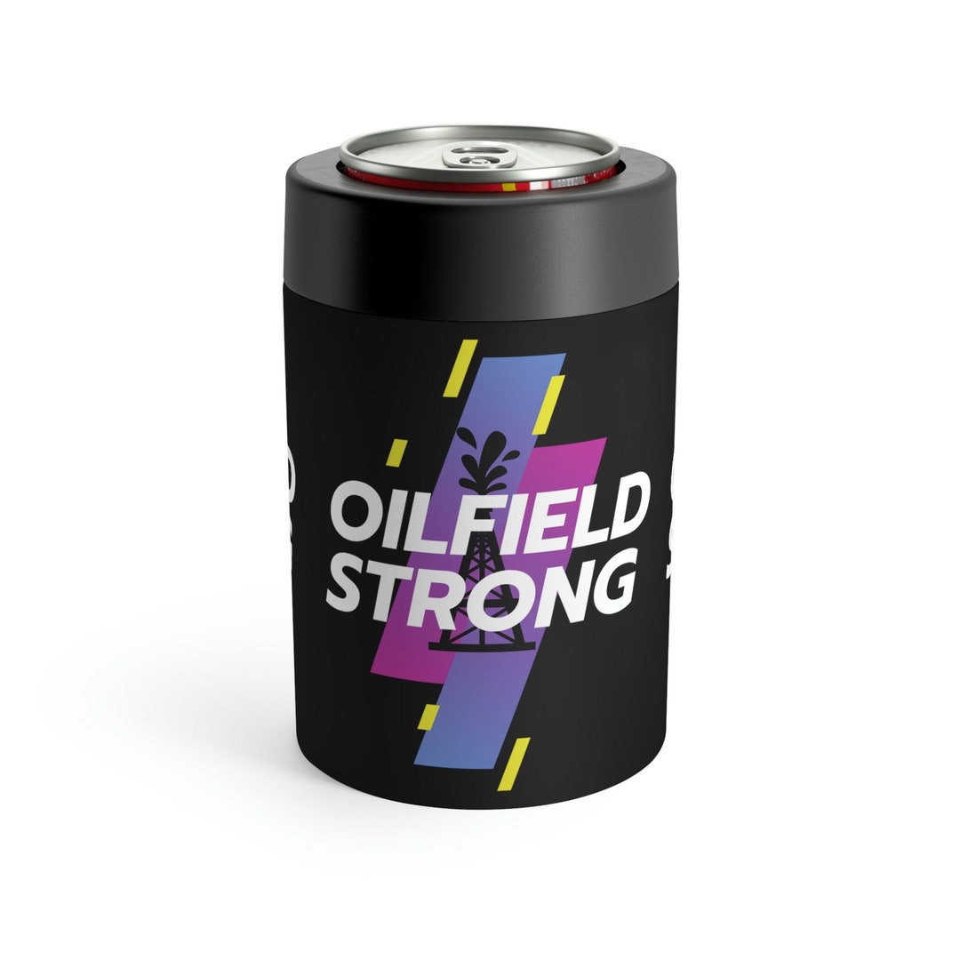 Oilfield Can Holder,derrick Gift for Pipeline Dad,oilfield Strong ...