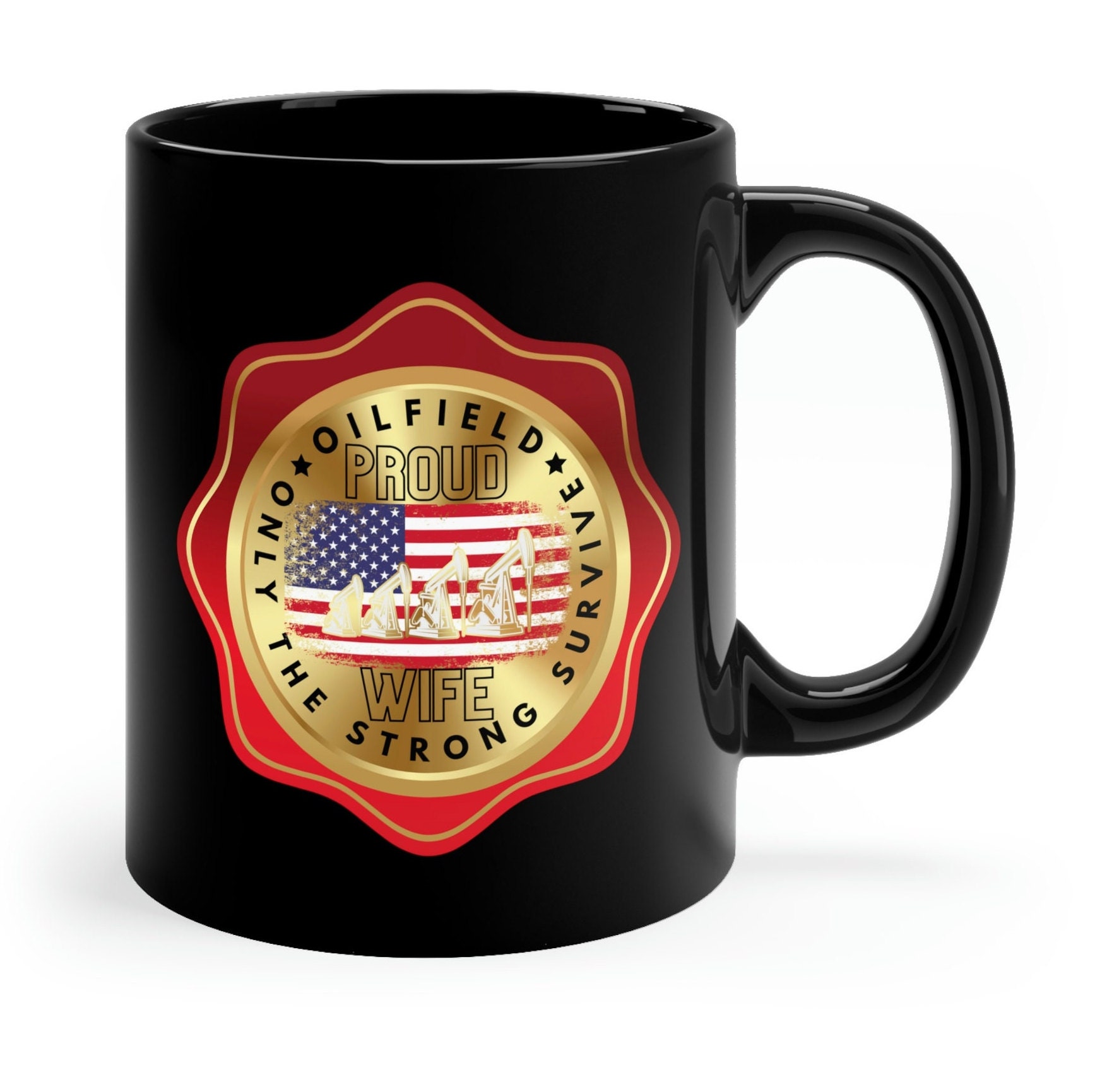Certified Proud Wife Oilfield 11 Oz Ceramic Mug,unique Offshore Coffee ...