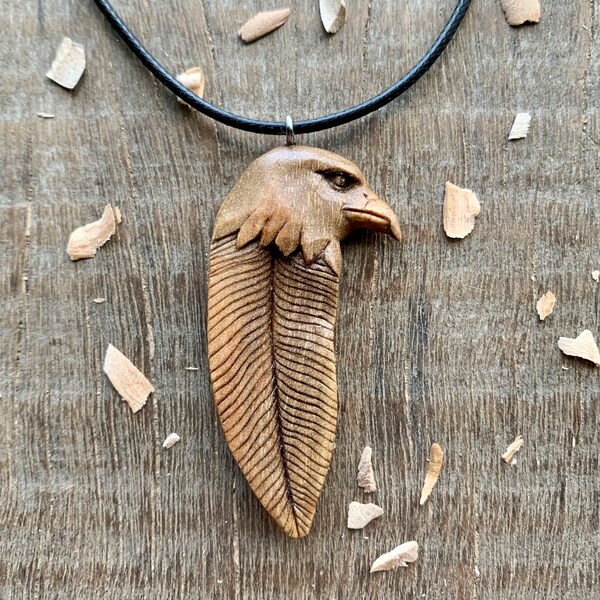 Carved Wood Hawk - Etsy