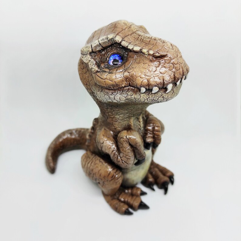 tyrannosaurus Rex T-Rex baby dinosaur hatchling tyrannosaurus figurine ...