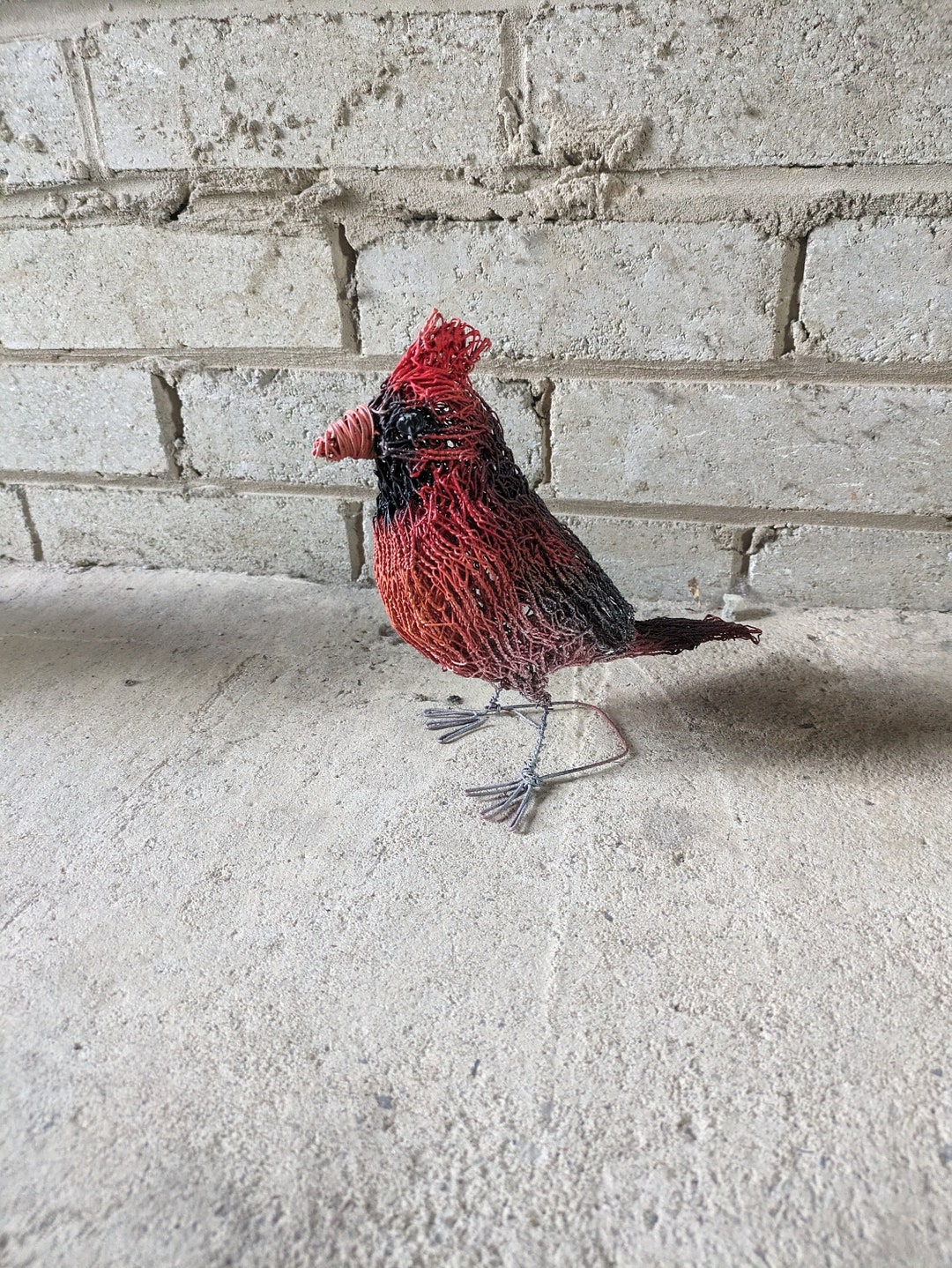 Wire Art Northern Cardinal Bird - Etsy