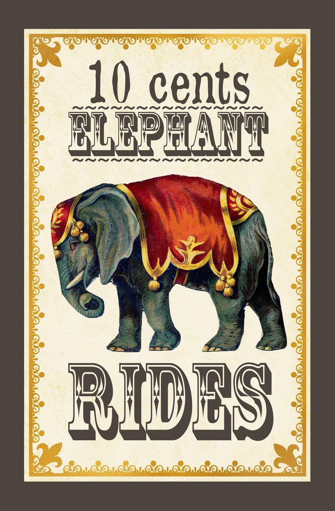 Vintage Circus Posters / Custom Download / Birthday Party / | Etsy