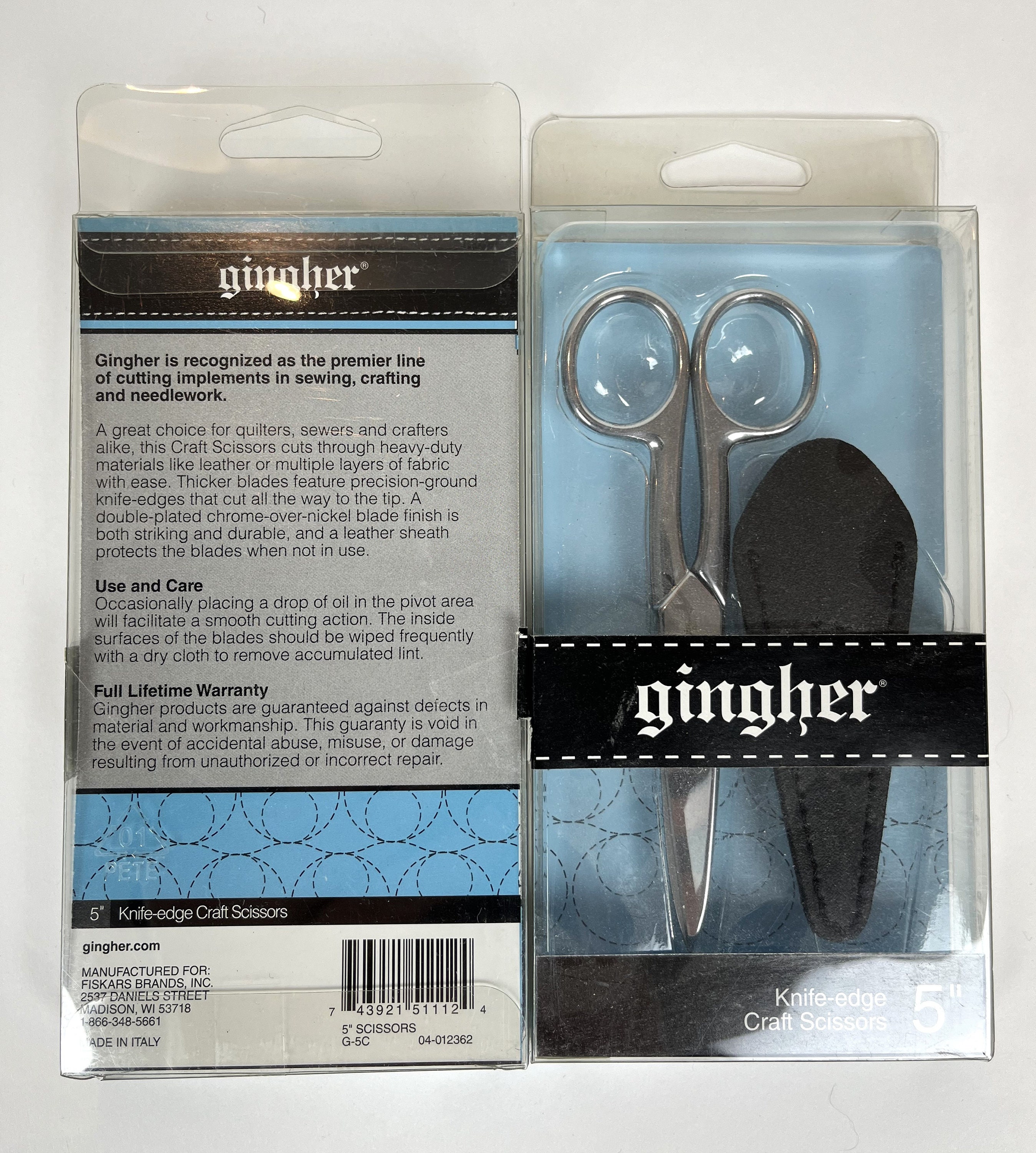 Ginger 5" Craft Scissors With Leather Sheath - Etsy