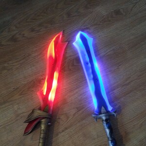 Fire and Ice Leds Sword Game Inspired - Etsy