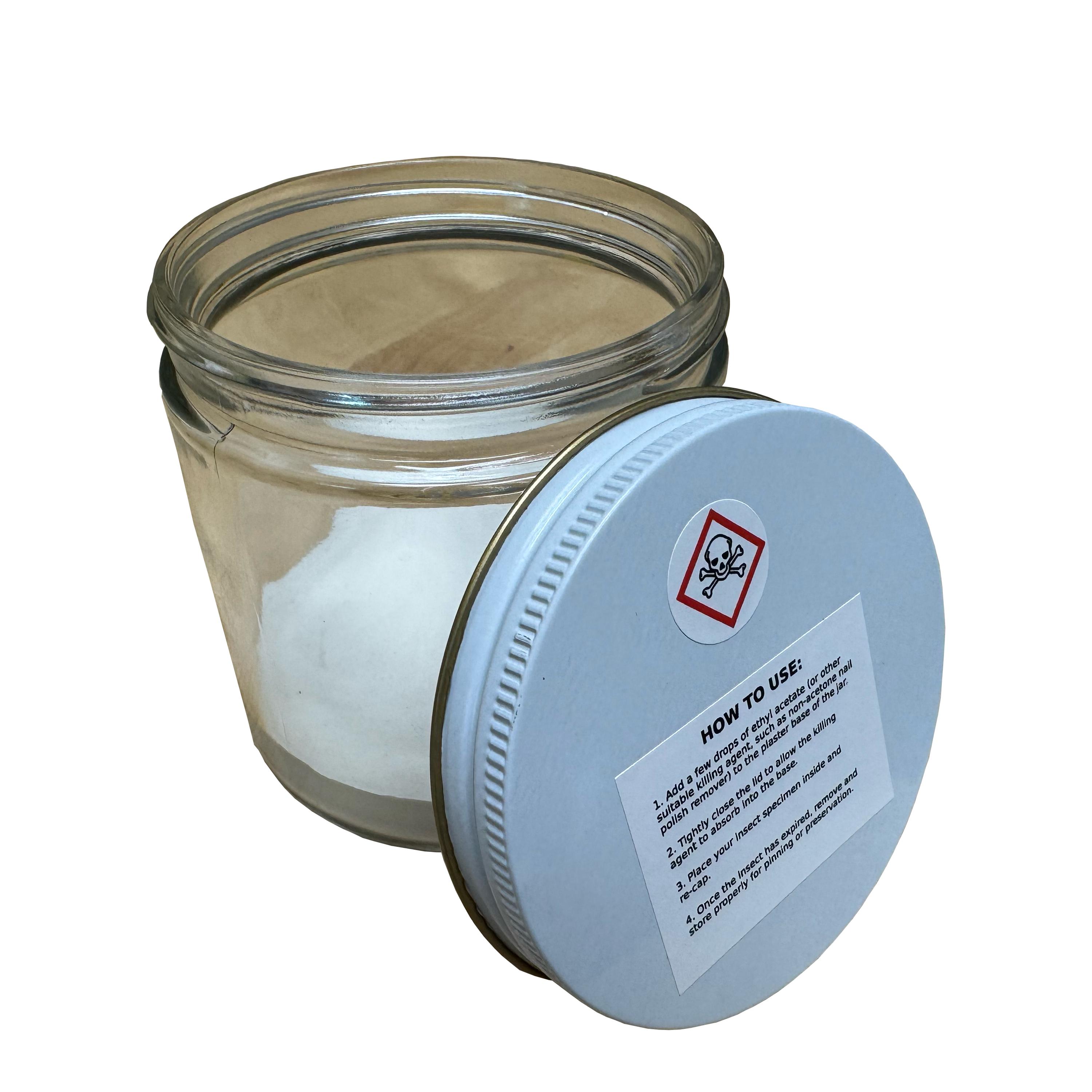 Entomology Kill Jar - 16 Oz Wide-mouth With Plaster Lining | Reusable ...
