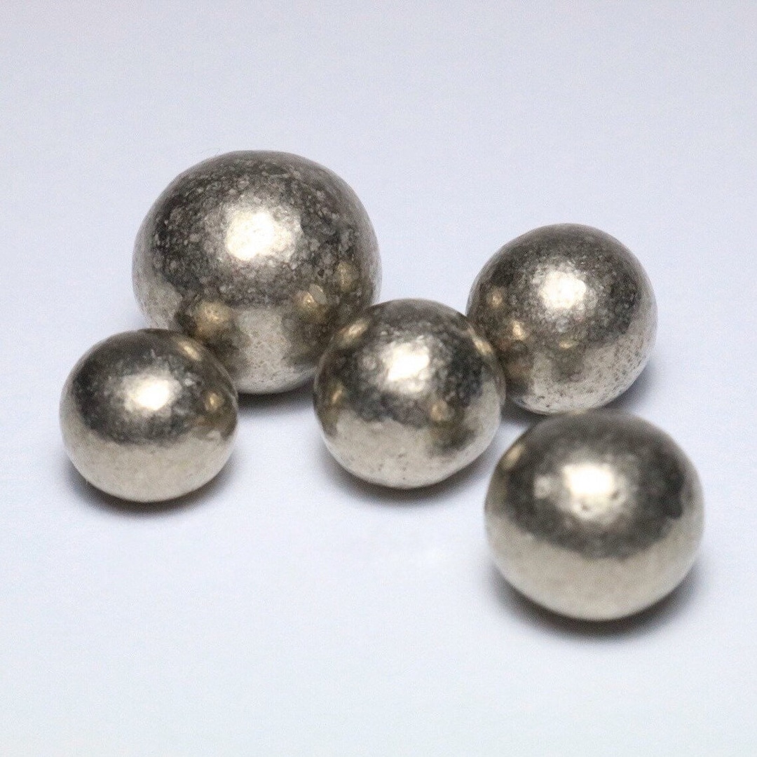 Five Nickel Metal Balls 99.8% Pure Element 28 Ni Chemistry Science ...