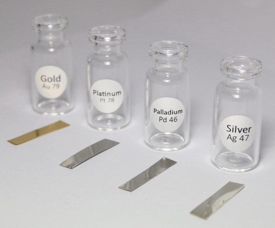 Precious Metal Electrode/strip Pack 99.9% Genuine Pure Element Gold ...